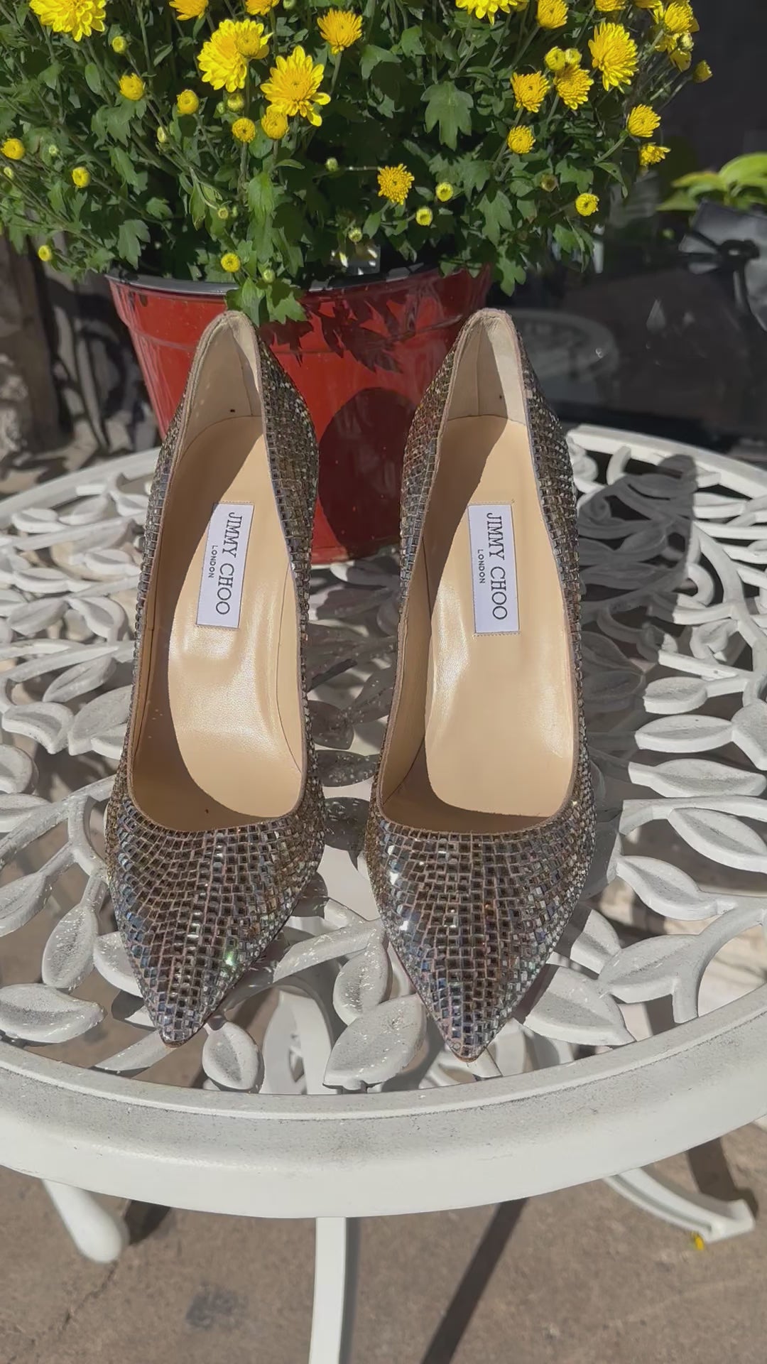 Jimmy Choo Rhinestone Pump – Past & Present Boutique